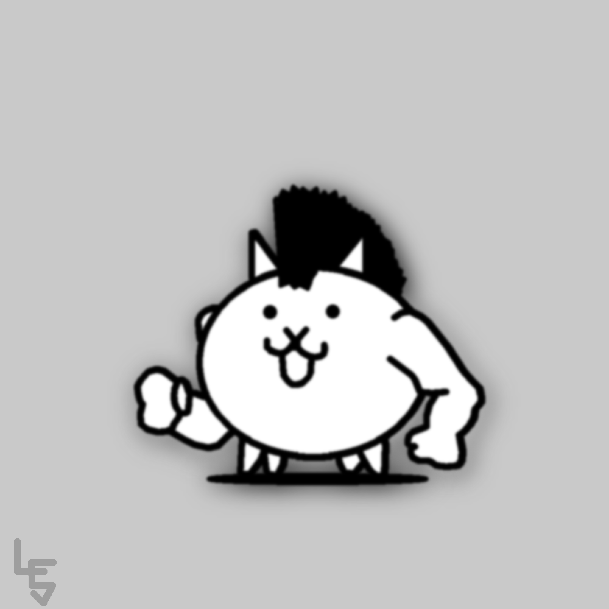 Pixilart - Mowhawk Cat (Normal Cat) | Battle Cats by Happi-N-Smol