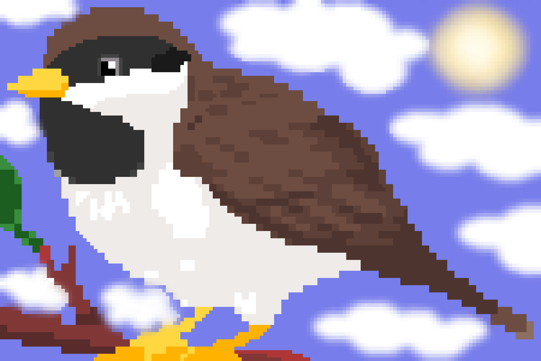 Pixilart Sparrow By Pixelpro587