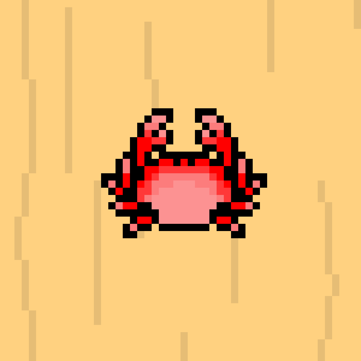 Pixilart - Crab by Bebe-The-King