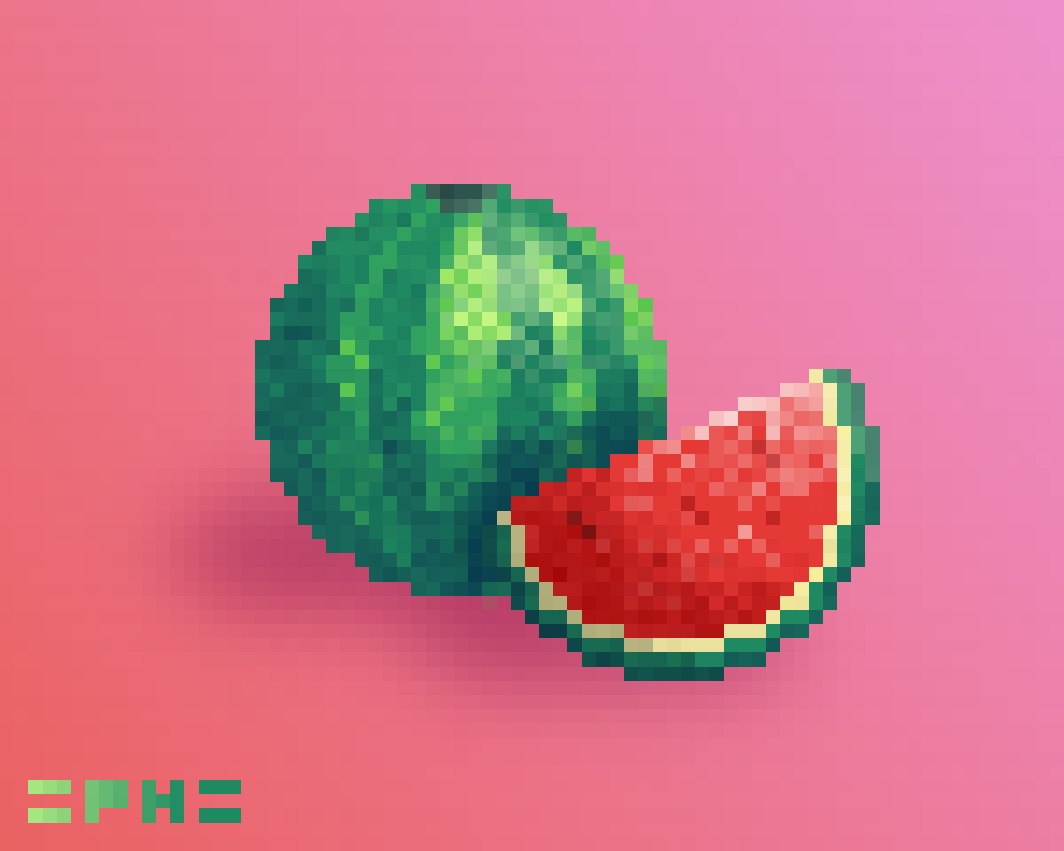 Pixilart - Watermelon by ephe