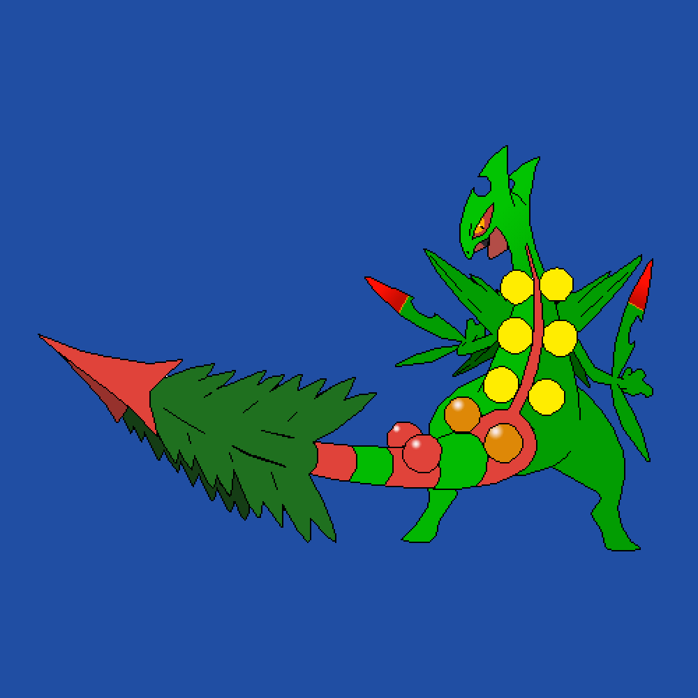 Pixilart - Mega Sceptile by SketchyPenguin