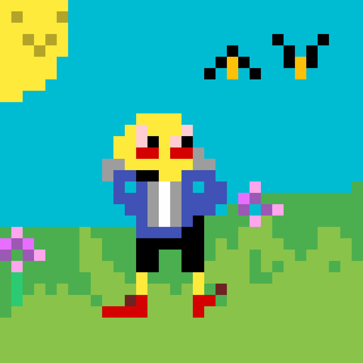 Pixilart - 16bit sans the lemon by sans-the-lemon