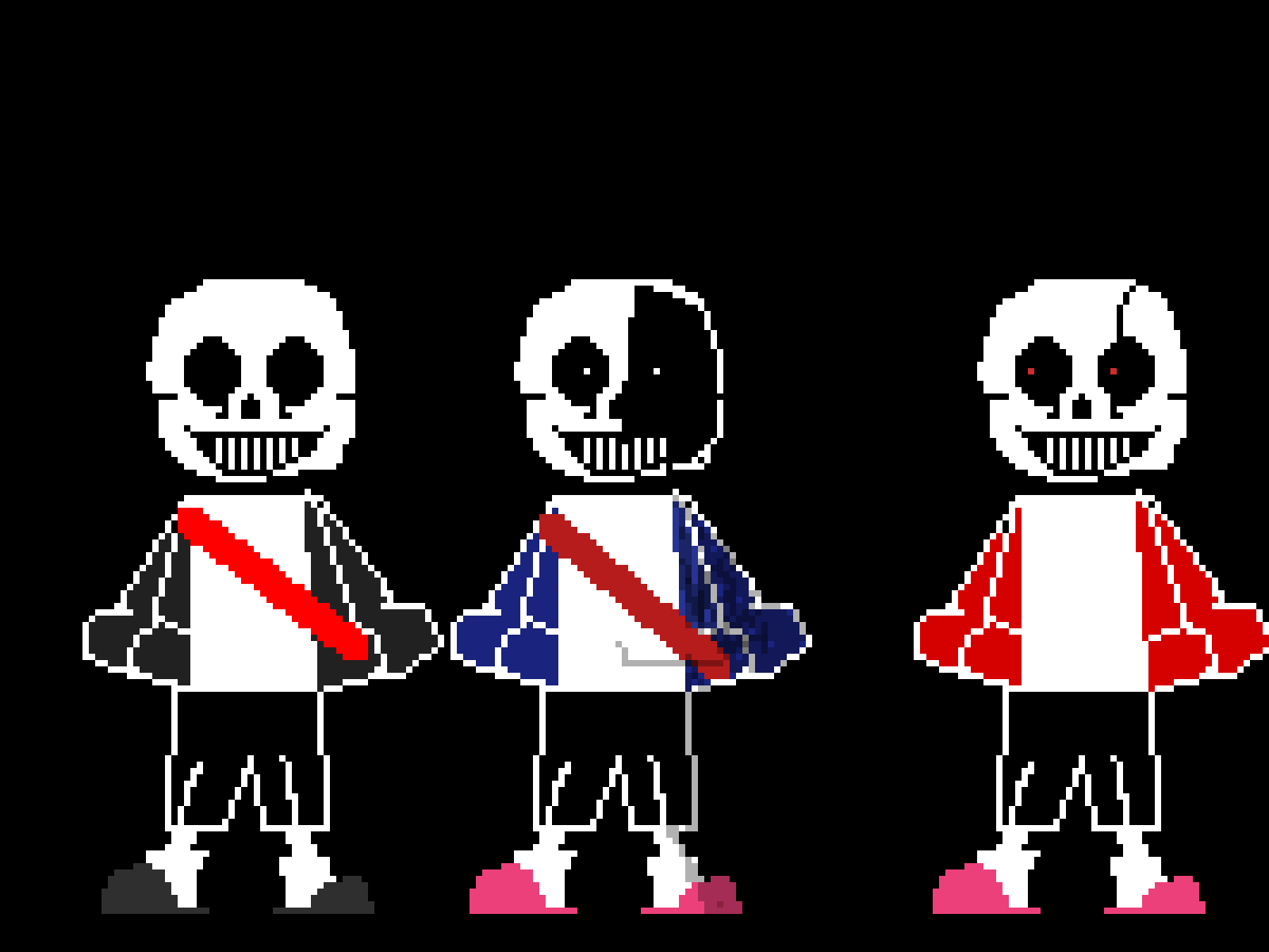 Pixilart - difficult time trio phase 2 by pop1012