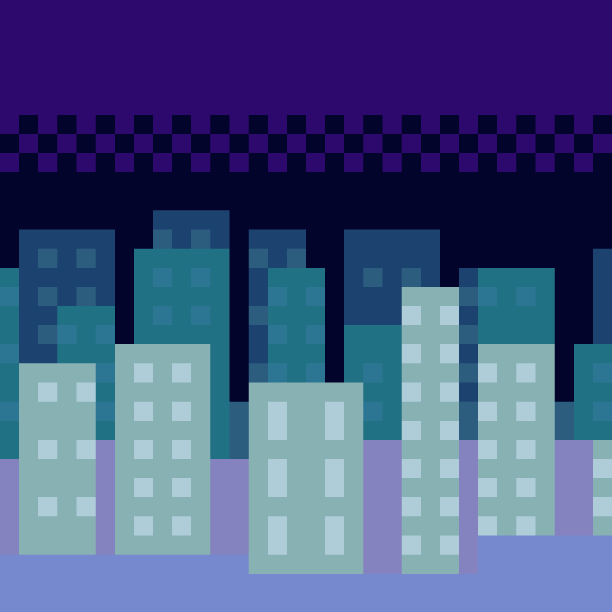 far away buildings Palette - Pixilart