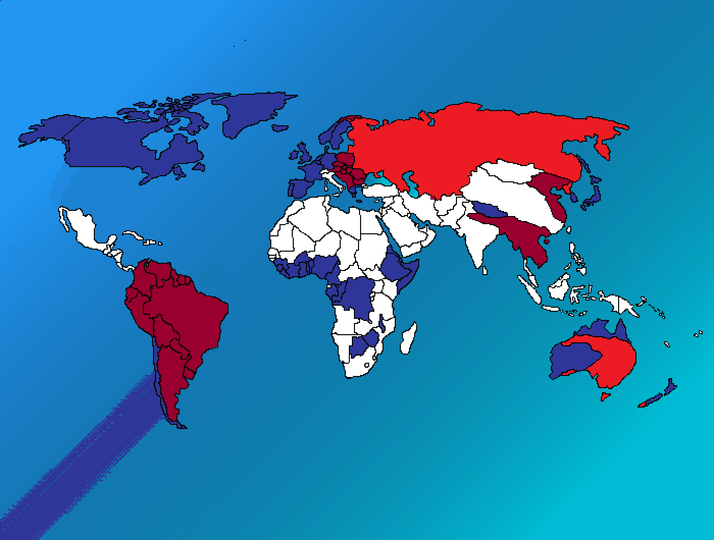 Pixilart - World Map Flag by IloveAk47andArt