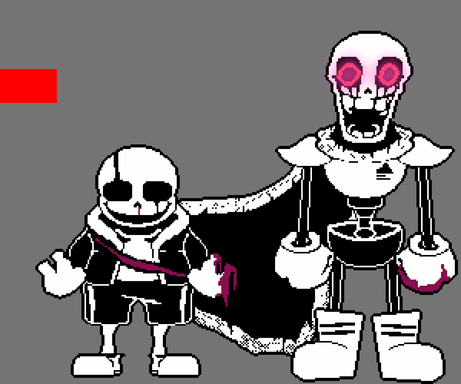 Pixilart - LA JUPO AND PAPYRUS.EXE by SeeYouIn2026