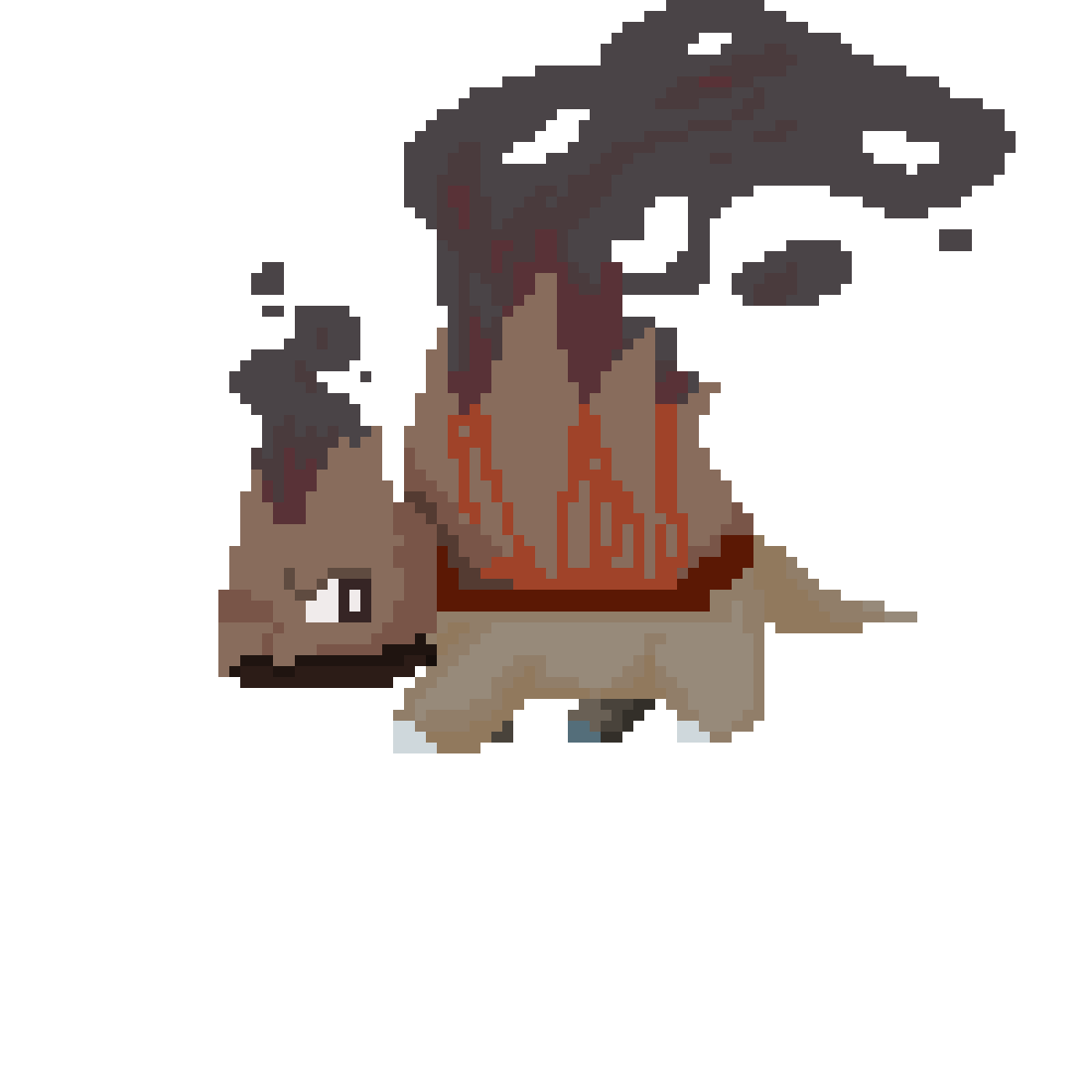Pixilart - Moundruptive Fakemon by Tepigg