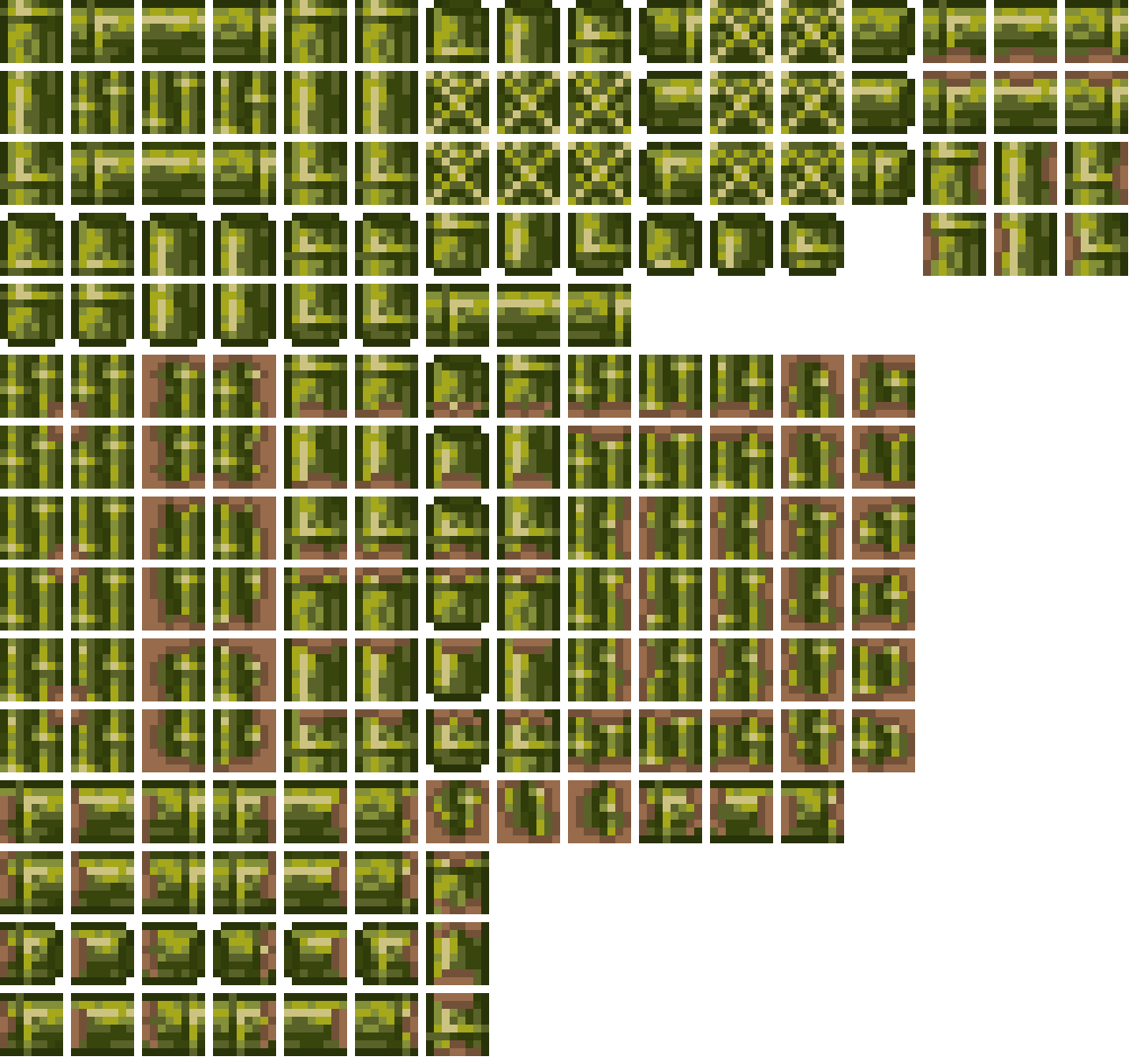 Pixilart - Terraria Tile ID #563 | Large Bamboo by tSpritesheeter