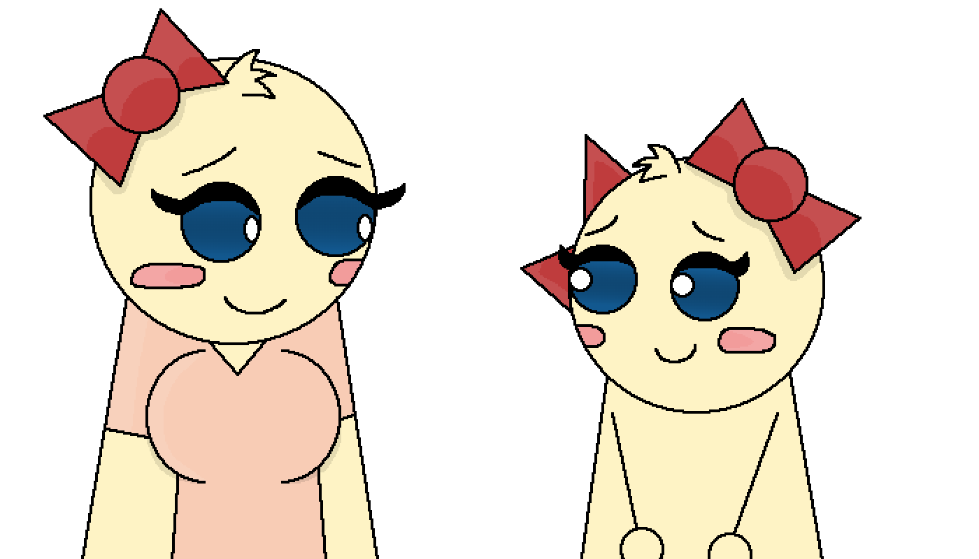 Pixilart - Grown Mimi and Small Mimi by AverageDude731