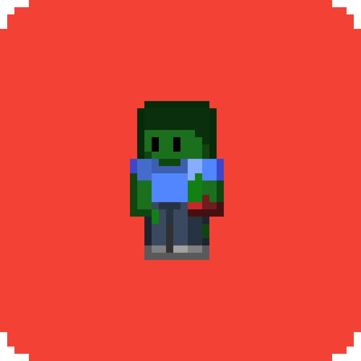 Pixilart - zombie from minecraft by Nexoisaperson