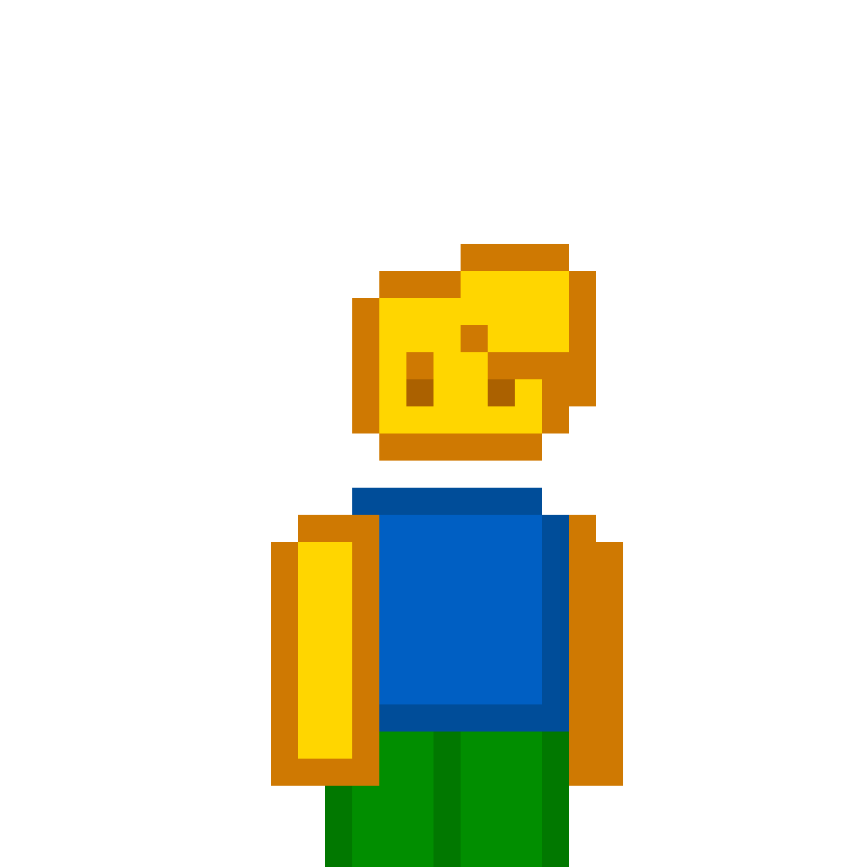 Pixilart - Noob by Raxol