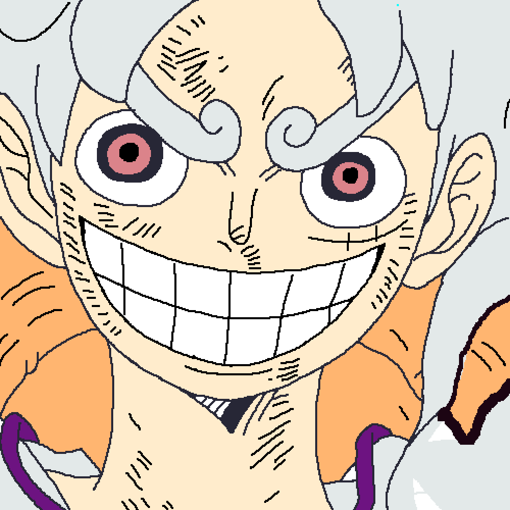 Pixilart - Luffy gear 5 (base) by Superteodor14