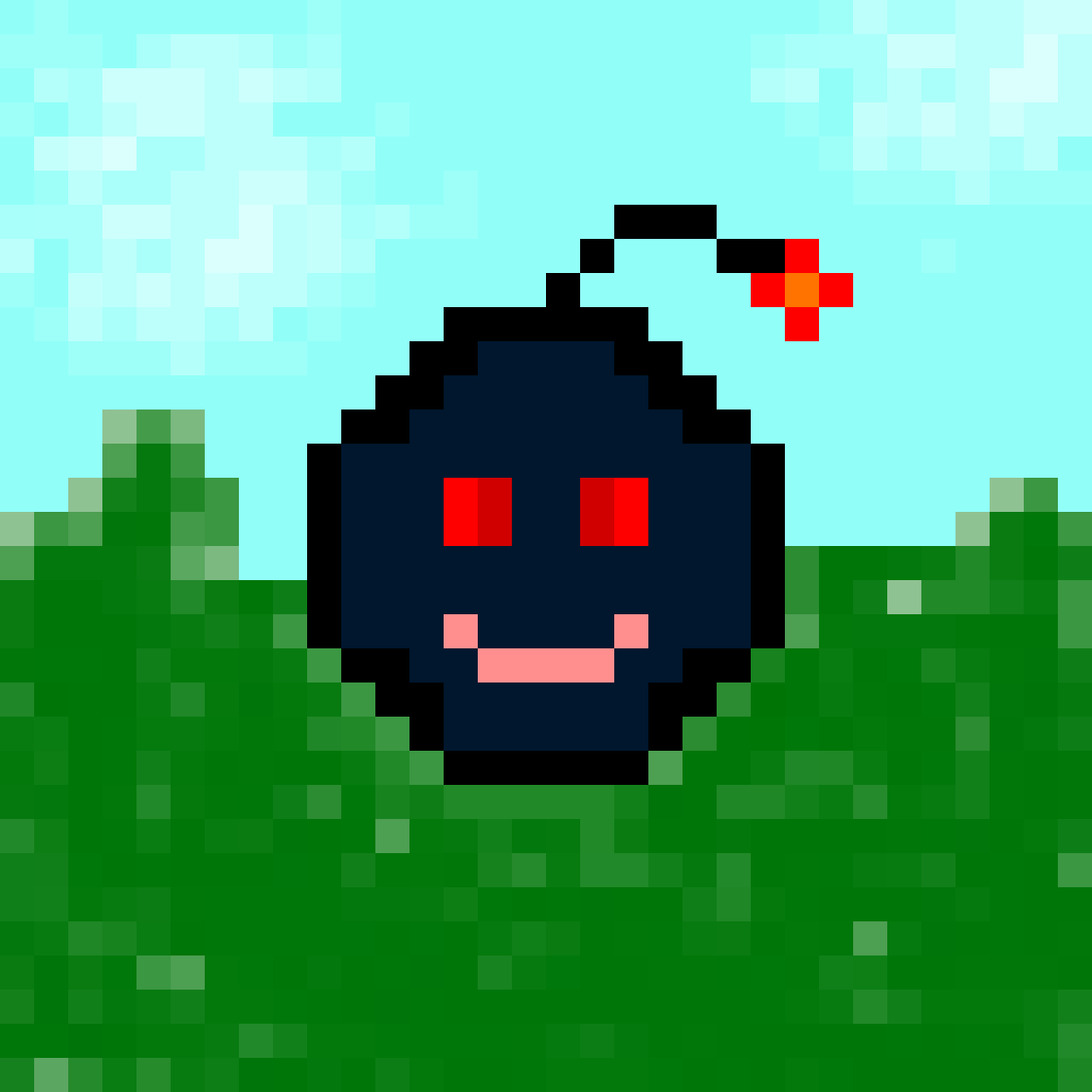 Pixilart - Happy Bomb by BigCrazyGamer