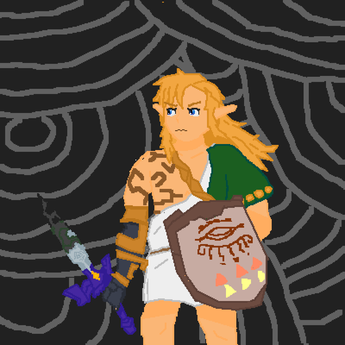 Pixilart - Totk Link by Elderan-Fates