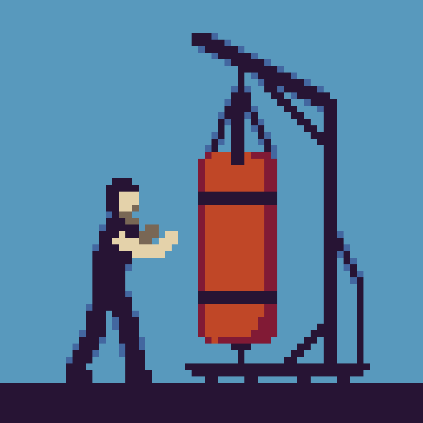 Pixilart - Punching Bag by thebeekeep