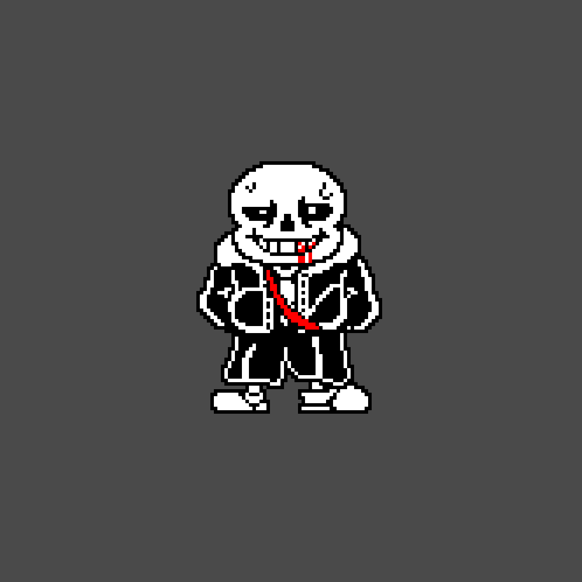Pixilart - Sans dead by Sanswich95