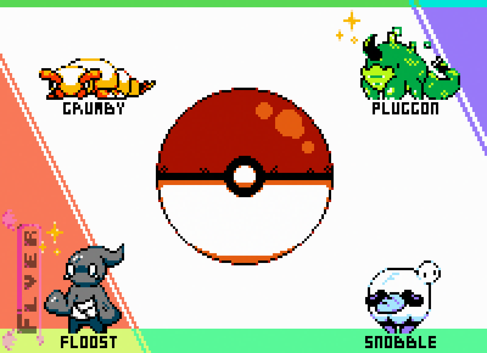 Pixilart - Fakemon sprites by FlyerCraft