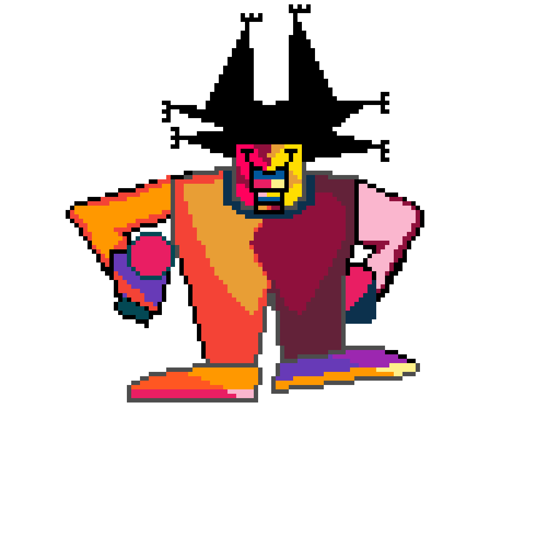 Pixilart - spamton -tenna swap deltarune by vinder