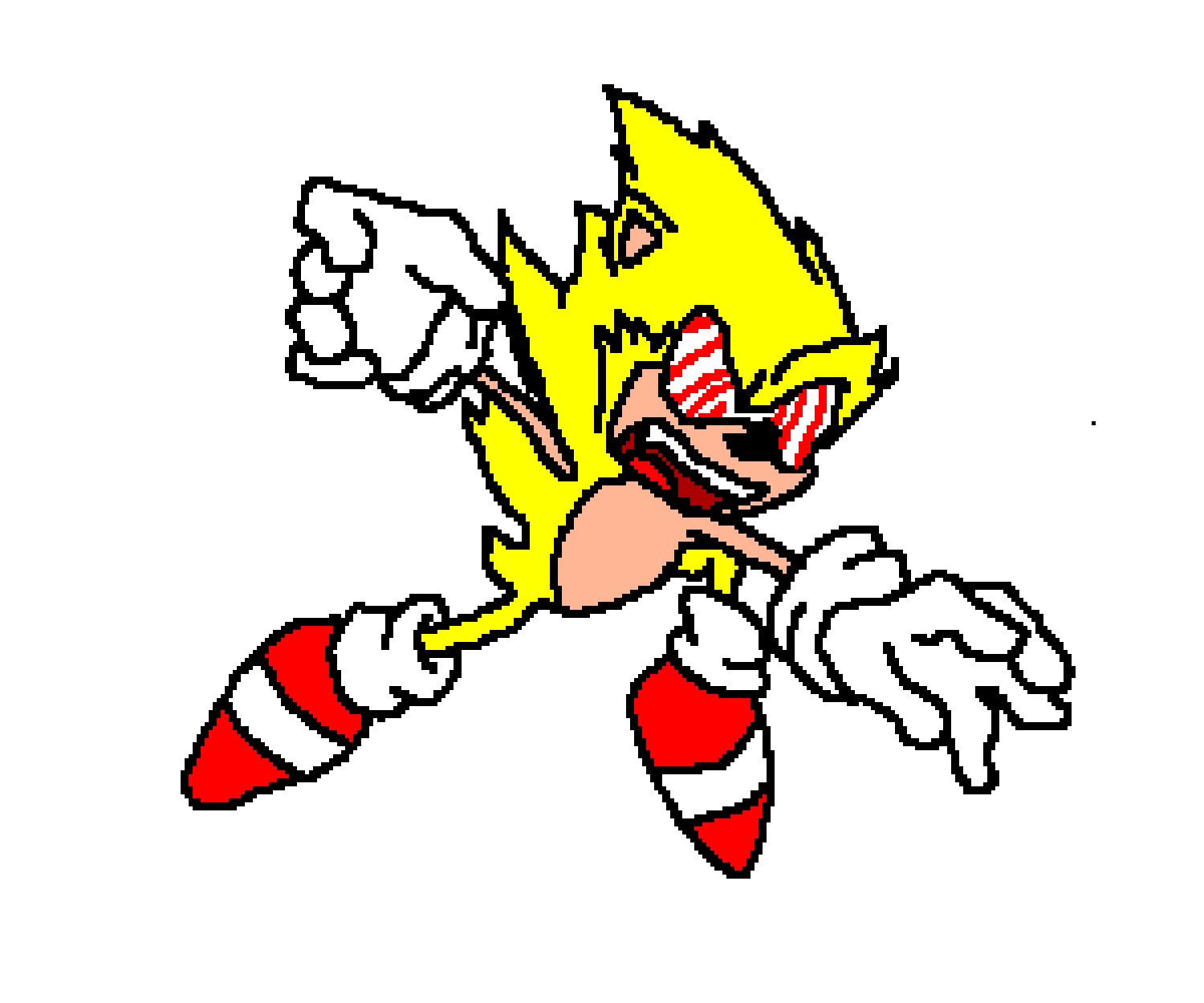 Pixilart - FNF Fleetway Sonic Base by Bfdi-ep-maker
