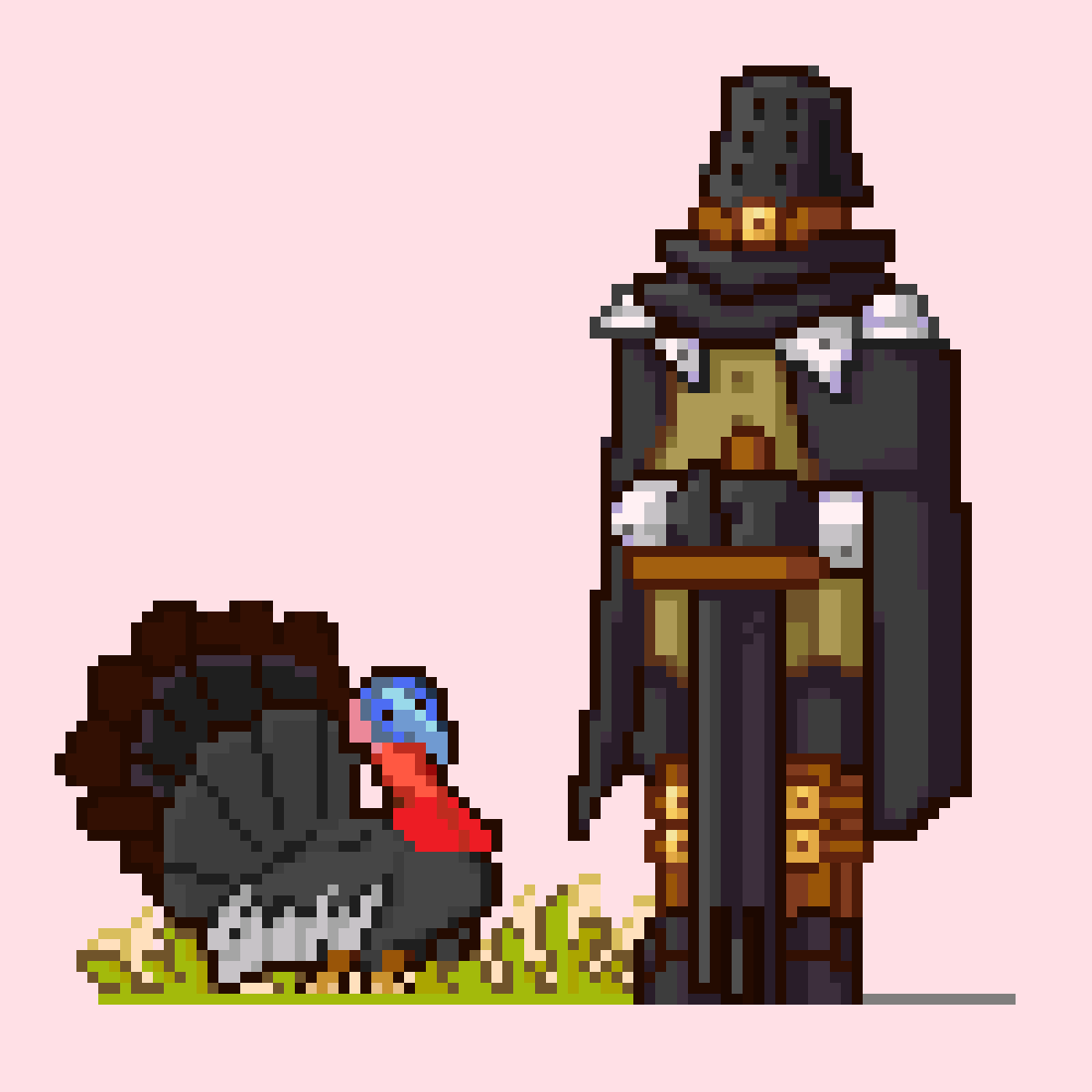 Pixilart - pilgrim knight by calx