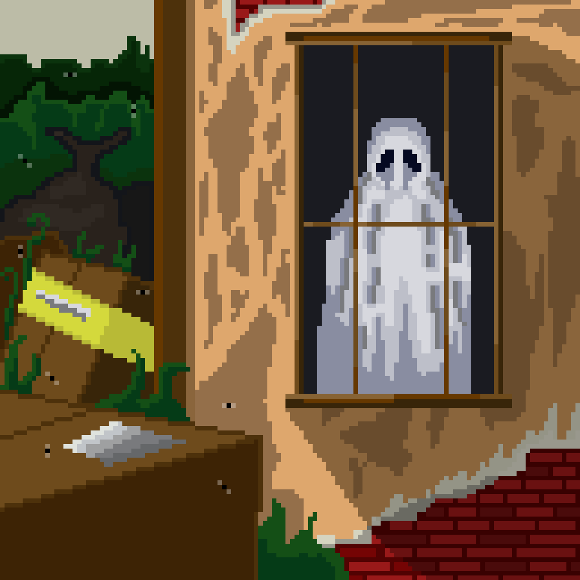 Pixilart - Ghost Alone by DonEswin