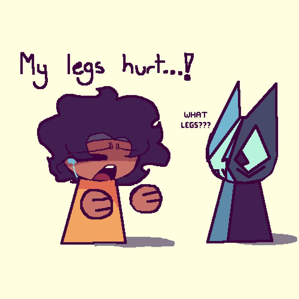 Pixilart - THERE ARE NO LEGS by KitPixil