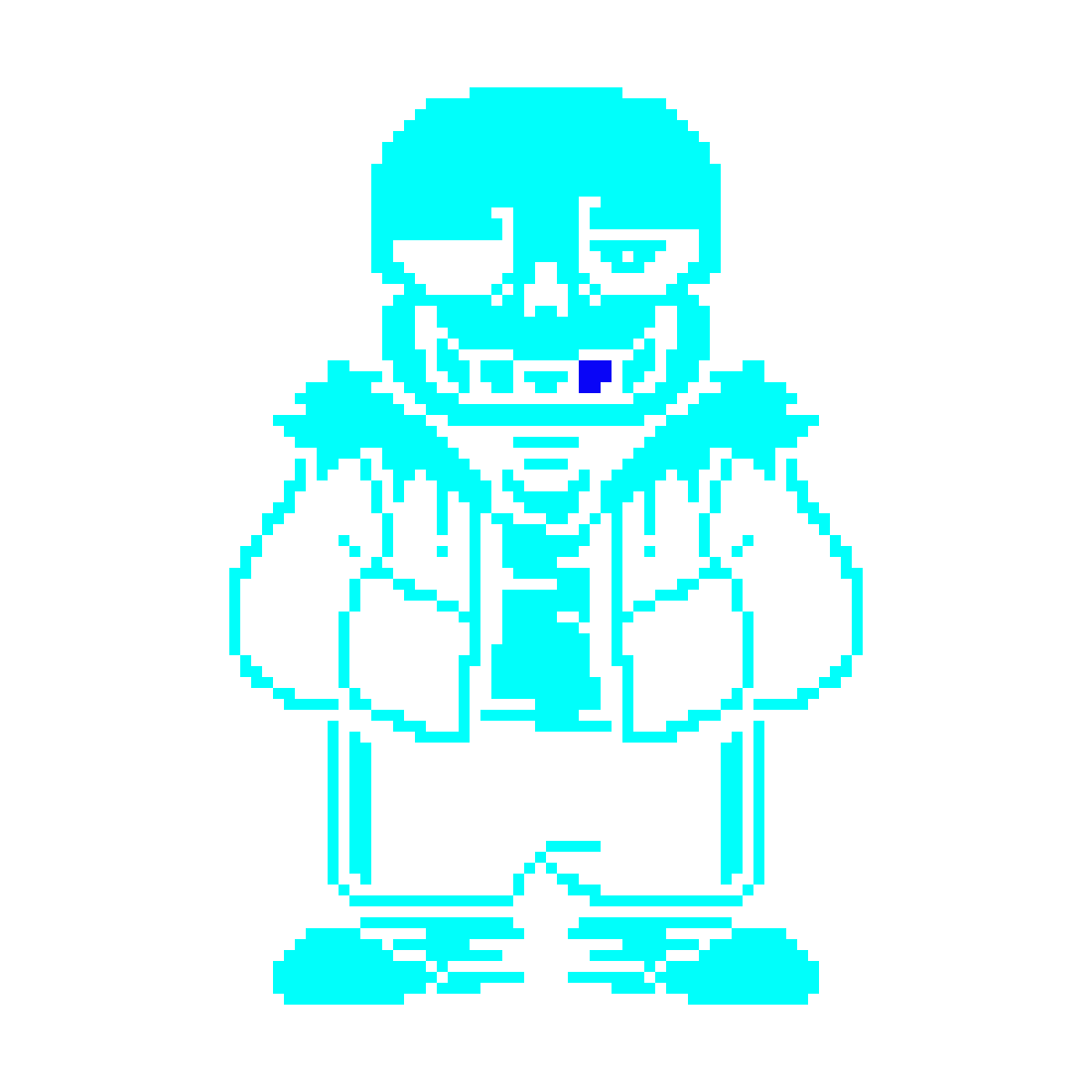 Pixilart - photo negative fell sans by cheese1999