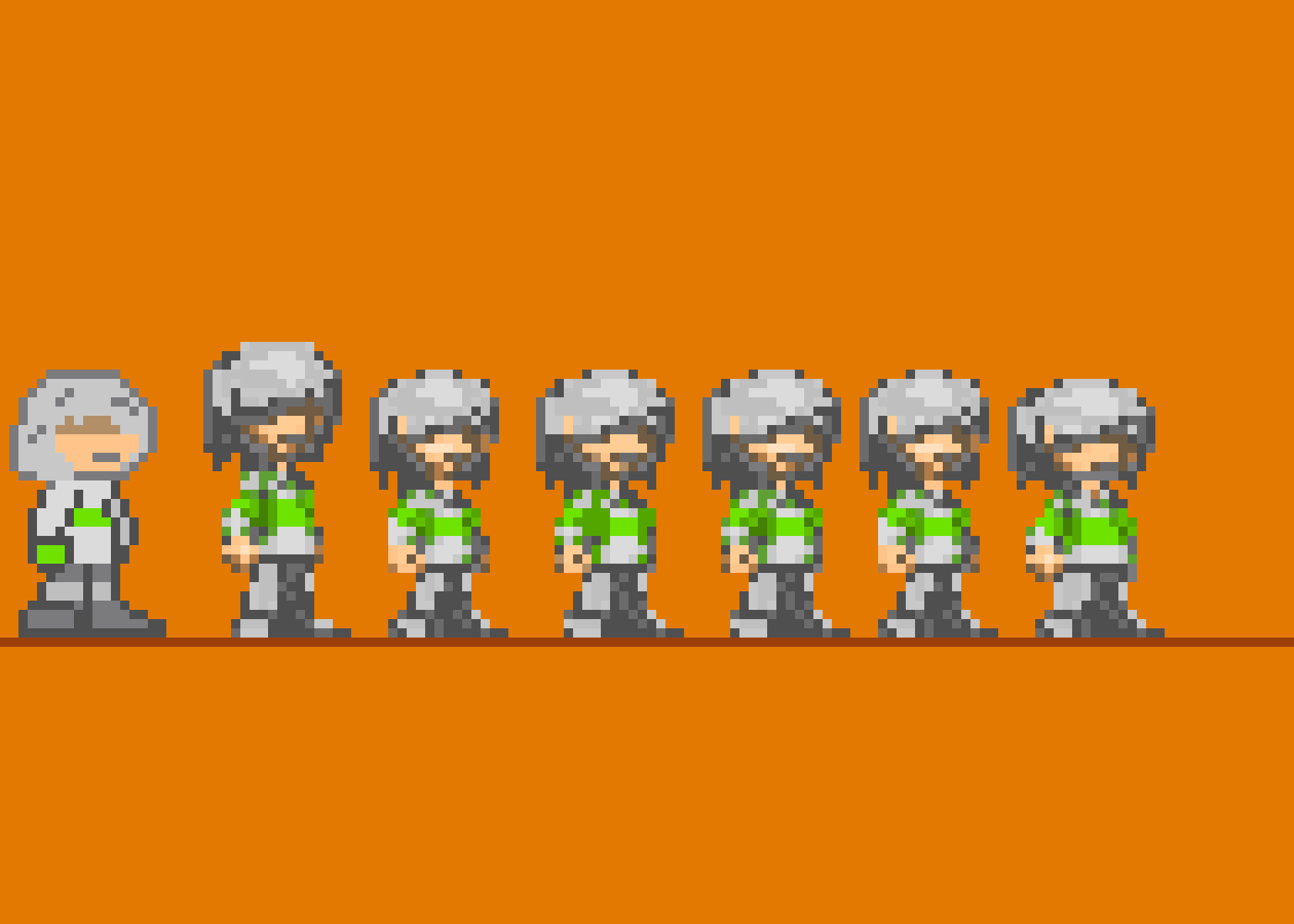 Pixilart - Grey Sprites v2 wip by Cosmogos