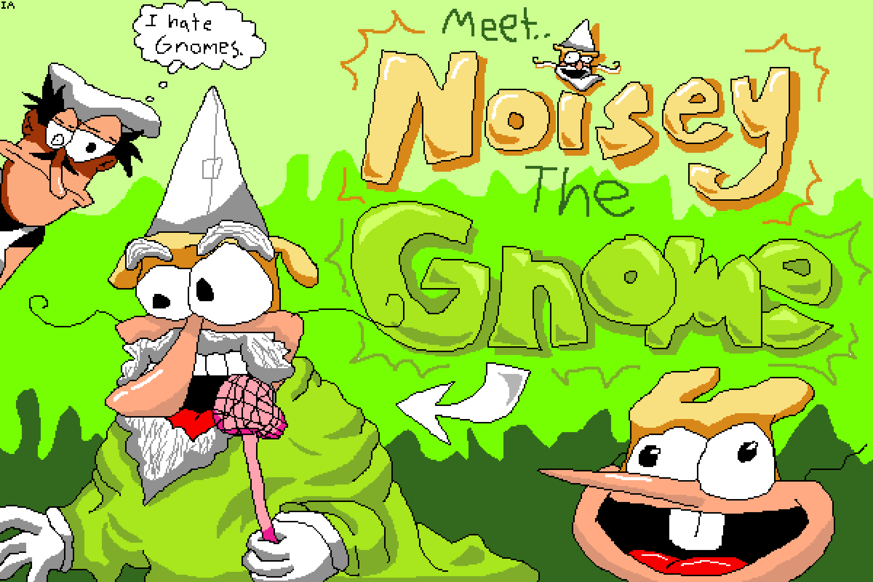 Pixilart - Noisey the Gnome!! by DinosaurGutz