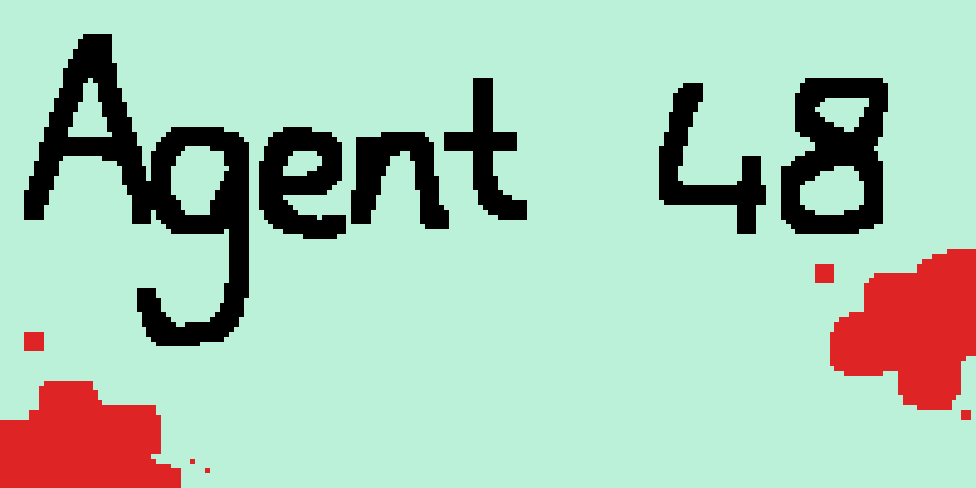 Pixilart - Agent 48 Title Page by HUMANUSER