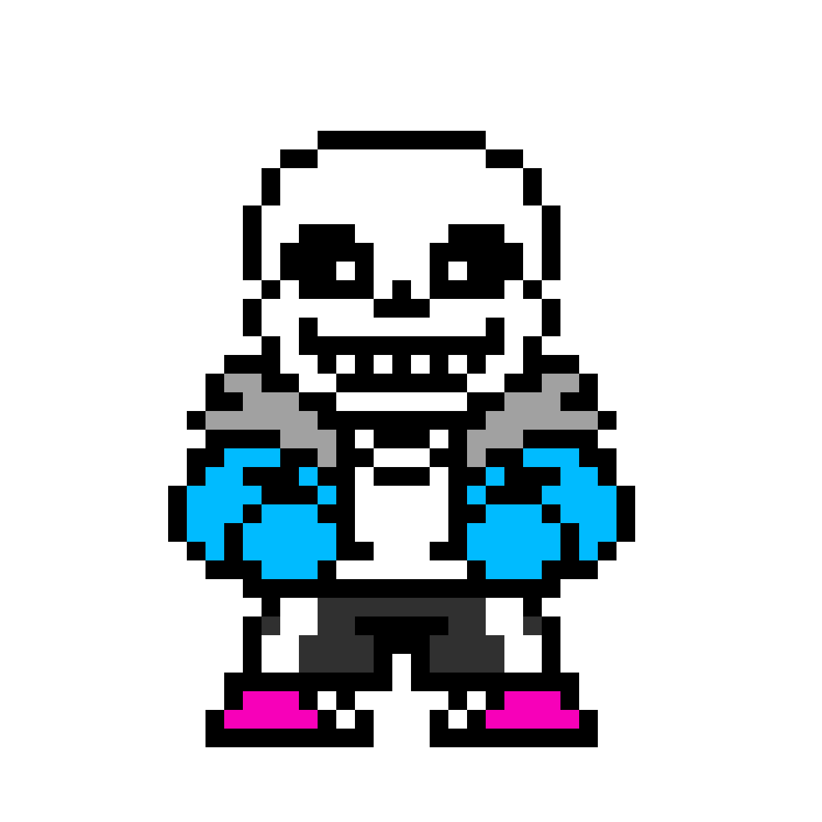 Pixilart - Undertale Sans Overworld fixed by Matthew2013