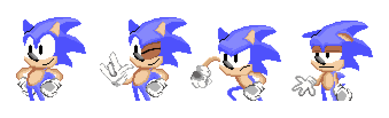 Pixilart - Loud Sonic talking head artwork by Jmear-Collins96