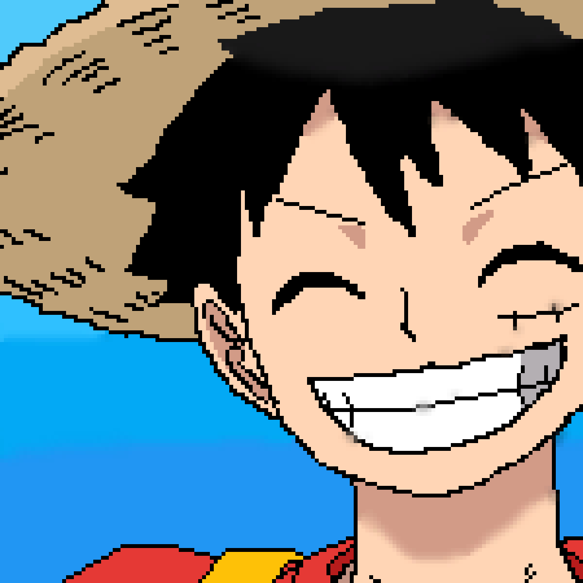 Pixilart - luffy by LuisEspi