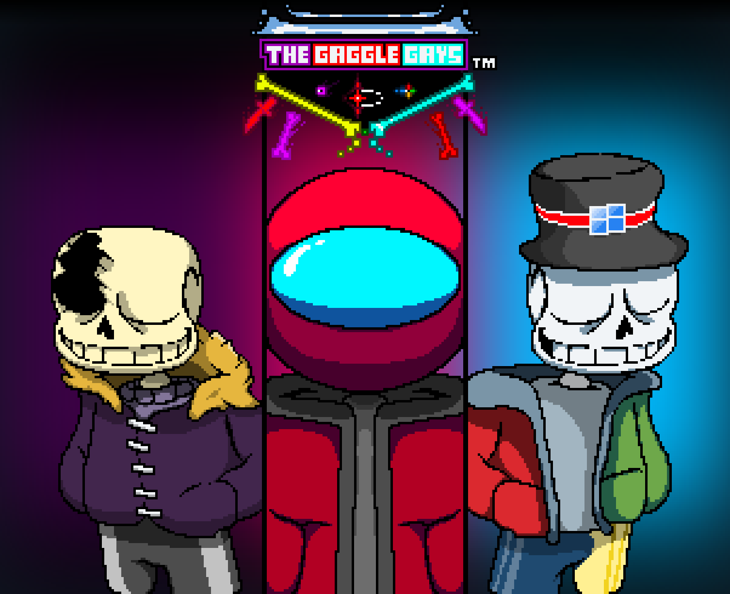Pixilart - Gaggle Gays TM. by Sussysans