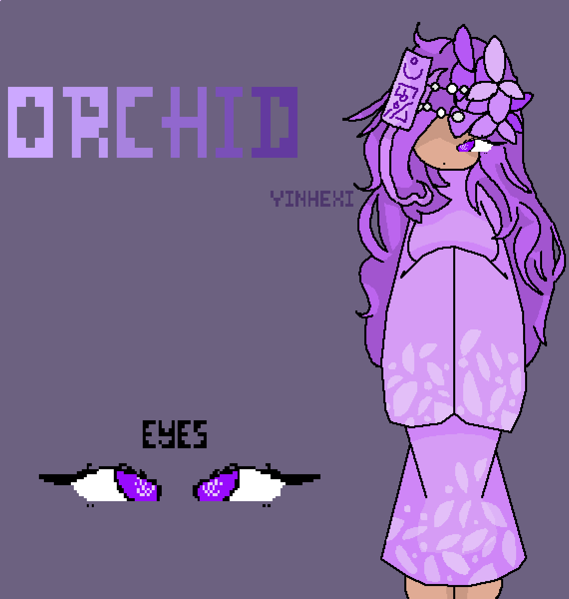 Pixilart - Orchid reference by yinhexi