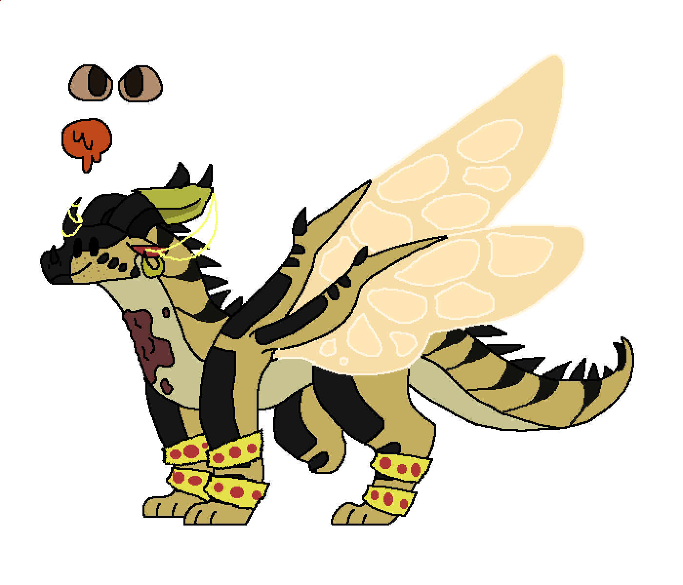 Pixilart - Stinger the Hivewing by xXJustWeirdoXx