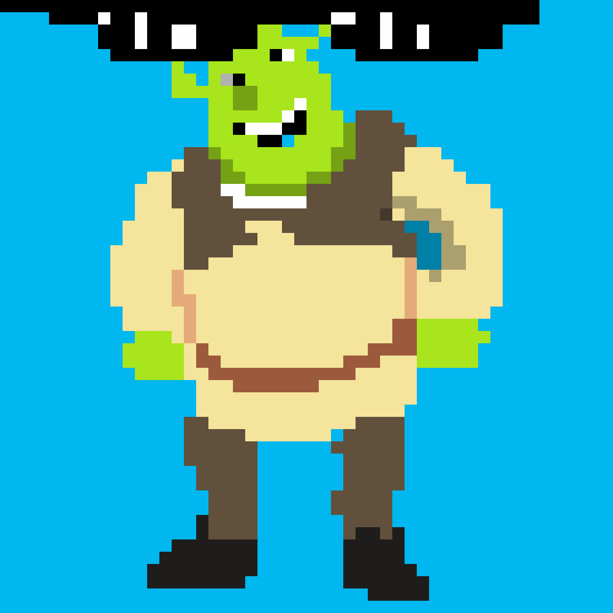 Pixilart - shrek by mileswa1q2
