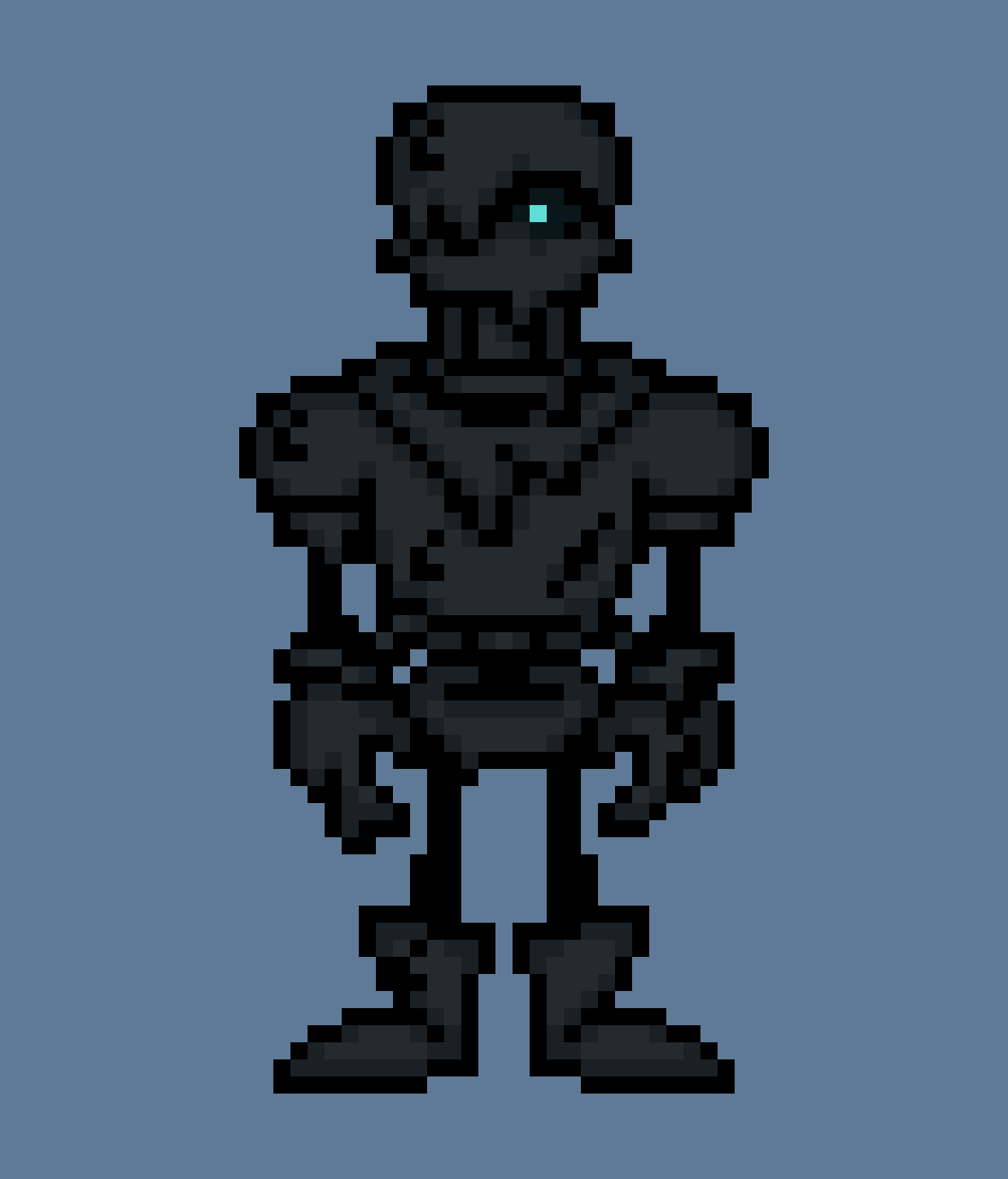 Pixilart - Nightmare in Papyrus' shape by ifoundarock