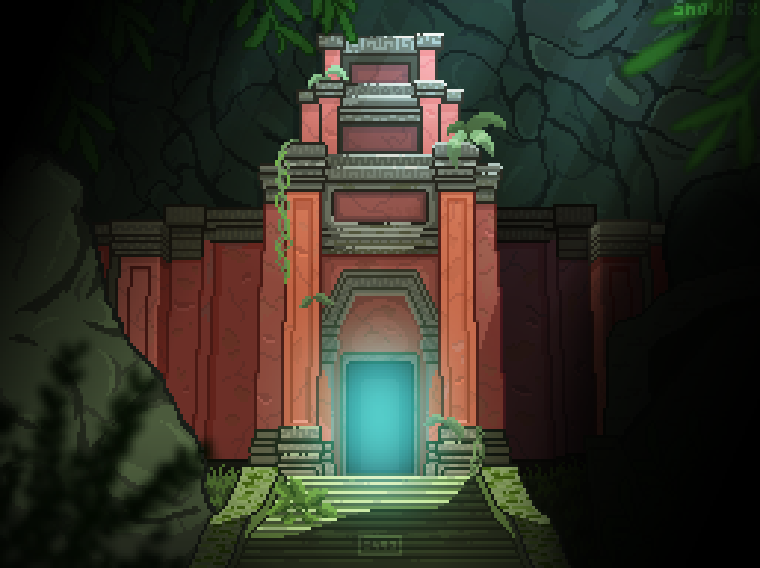 Pixilart - Jungle Temple by SnowHex