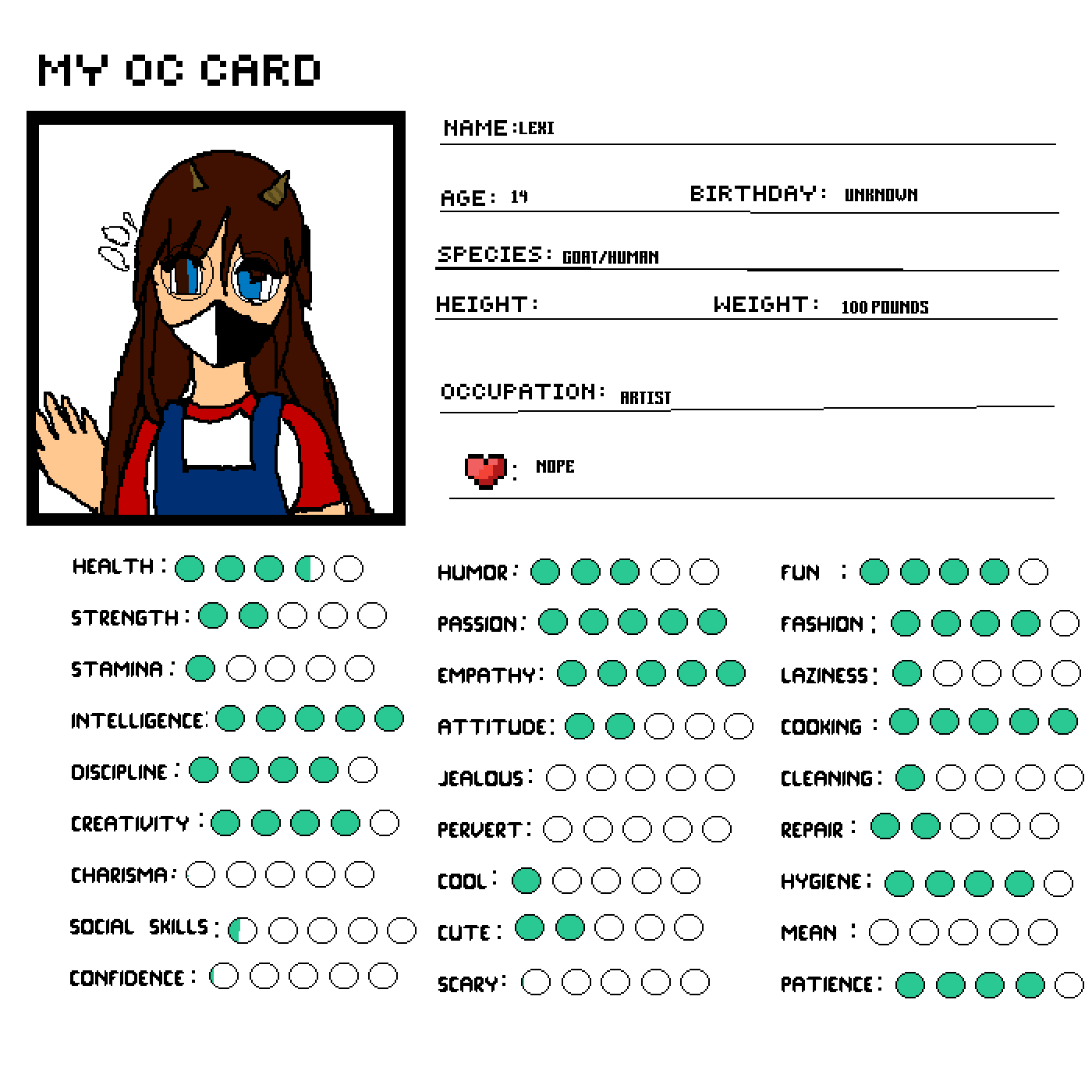 all my ocs by nightmare-ish - Pixilart