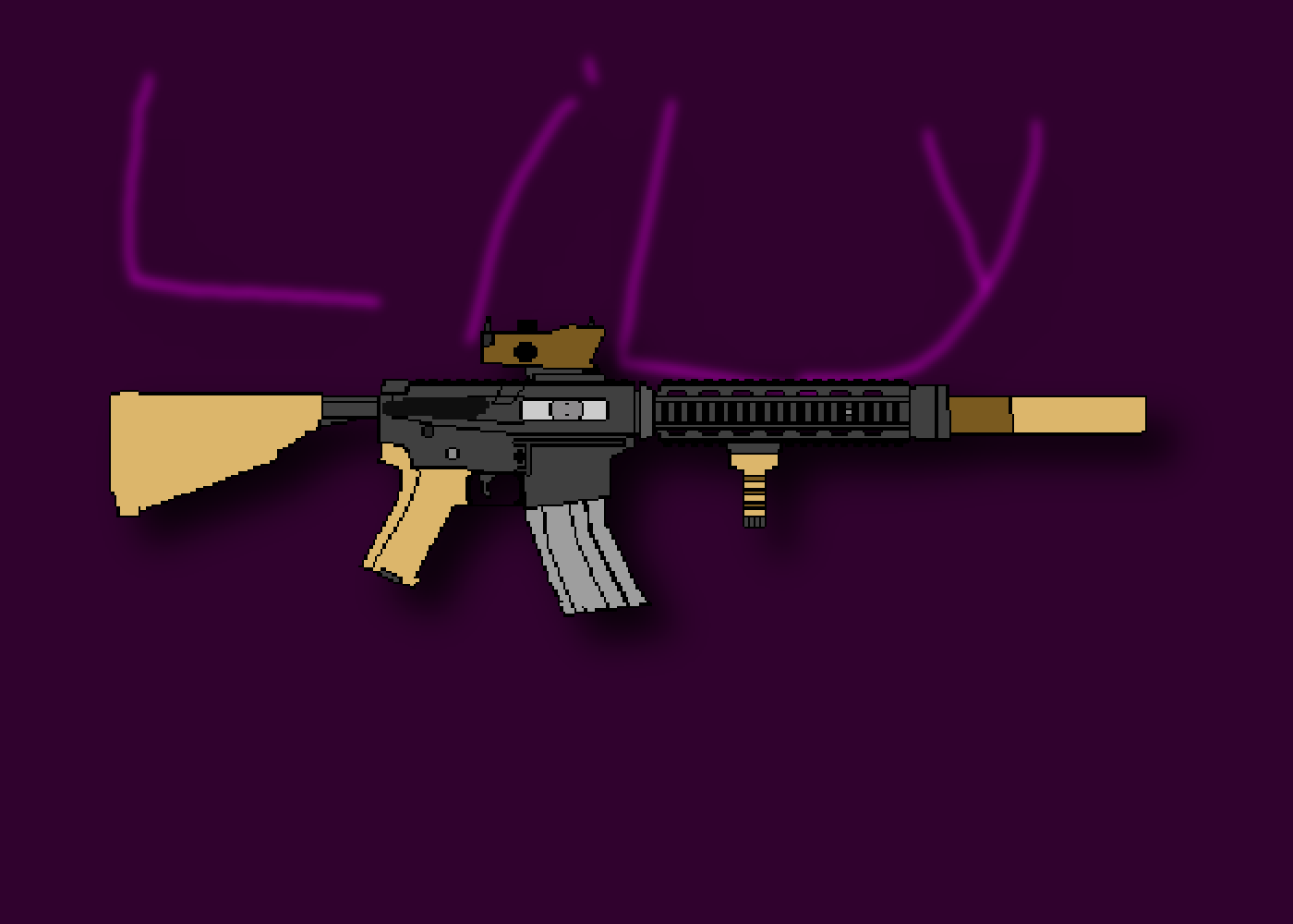 Pixilart - M4A1 REMASTER by Lolbi