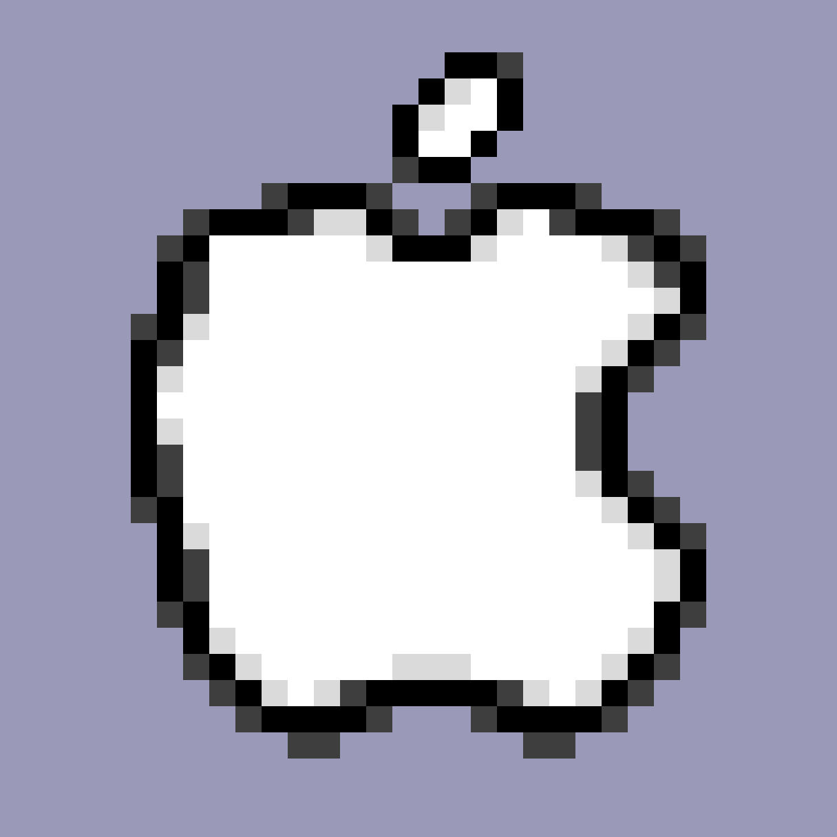 Pixilart - Apple Logo by Crowater