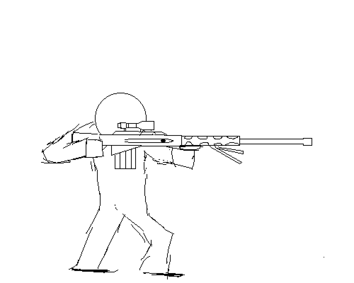 Pixilart - 50 cal animation by DorkyDude