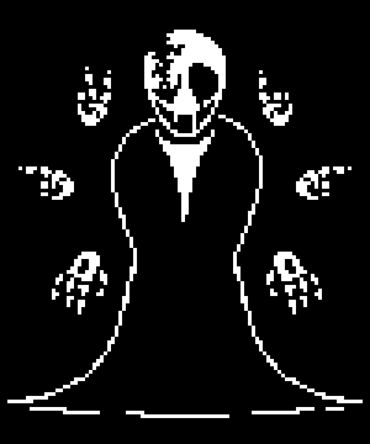 Pixilart - Gaster sprite V3 by Matthew2013
