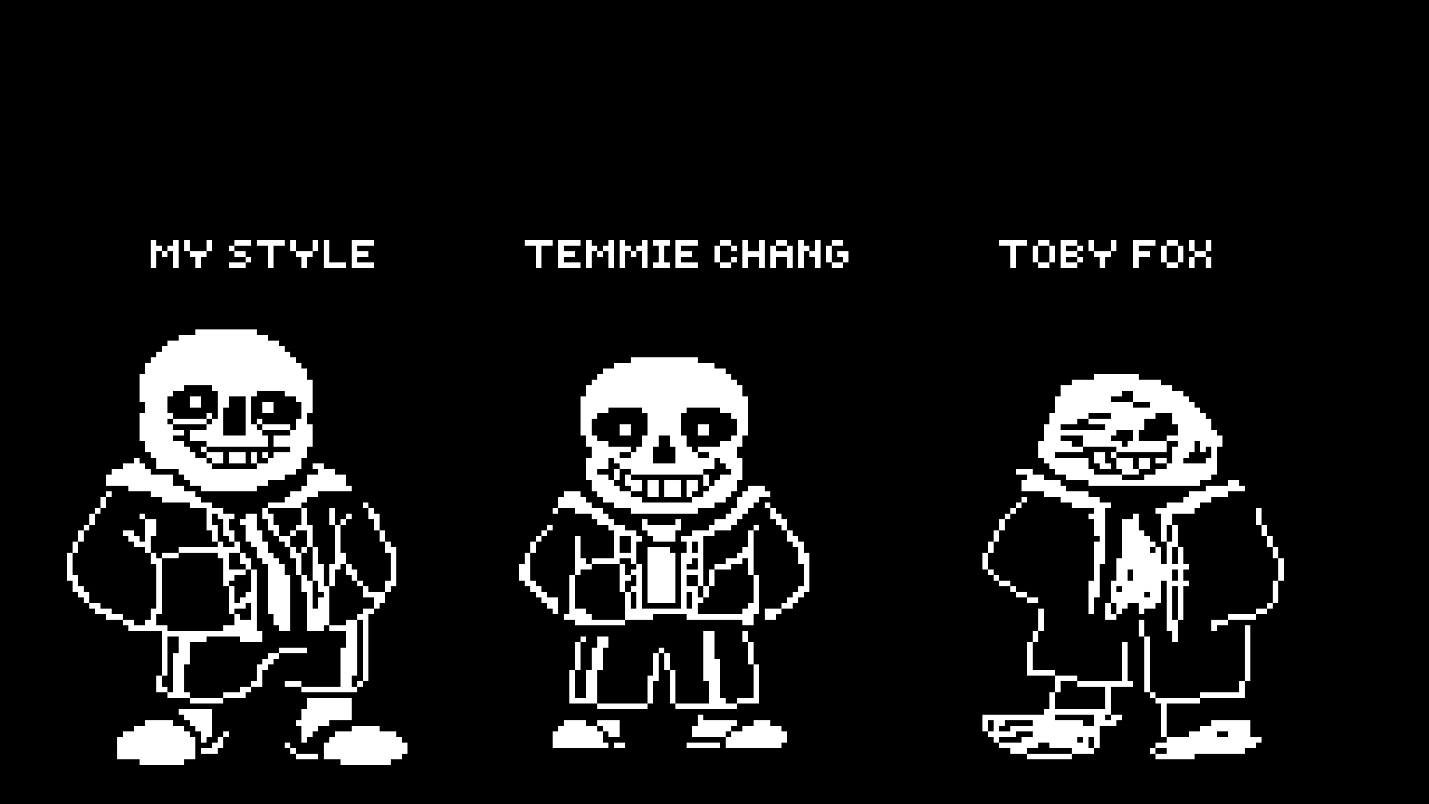 Pixilart - undertale styles by CallMeJirachi