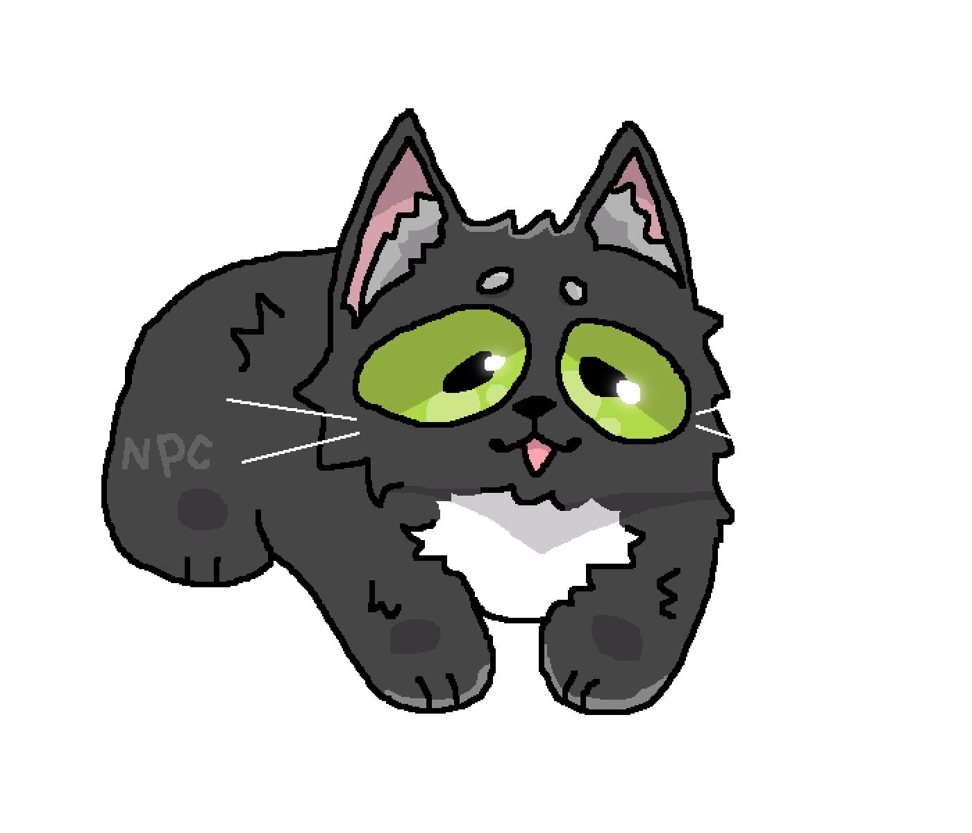 Pixilart - Maxwell Cat REDRAW by npc-vibes