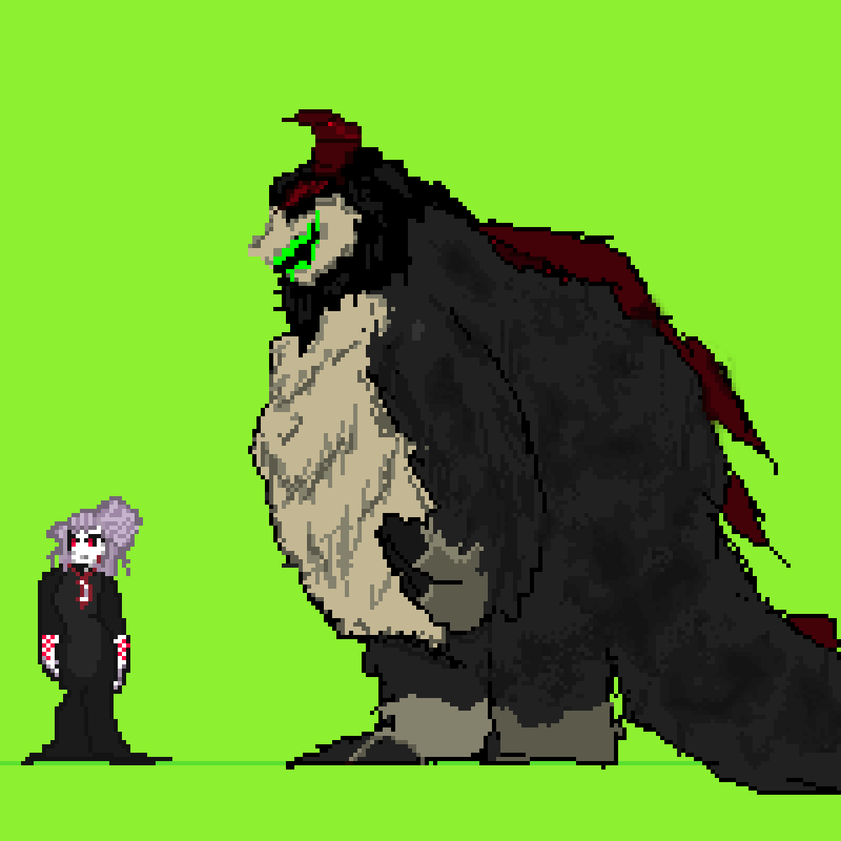 Pixilart - Antag Style Test ft. Salem by Cosmogos