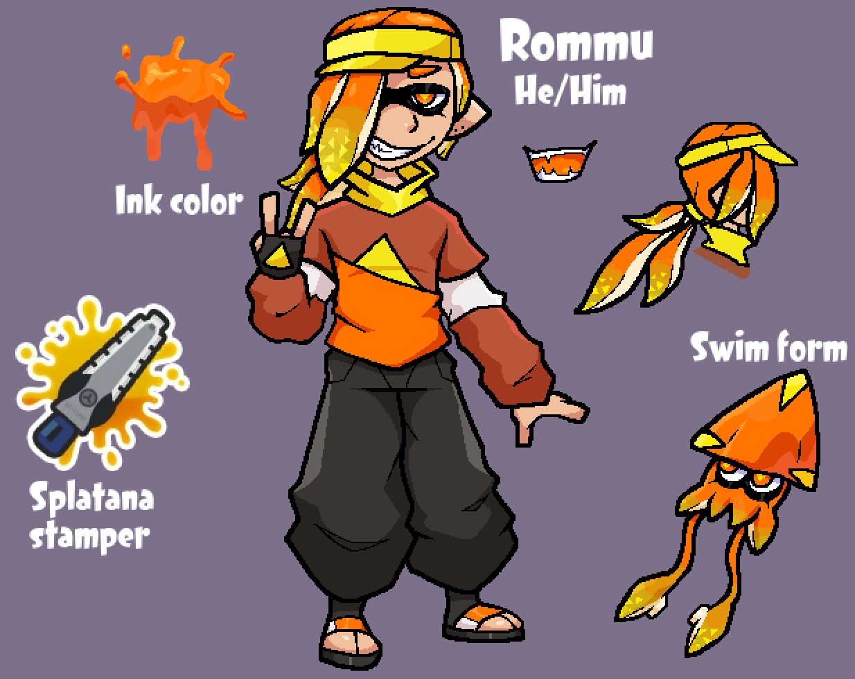 Pixilart - Splatoon oc by Rotijuegos
