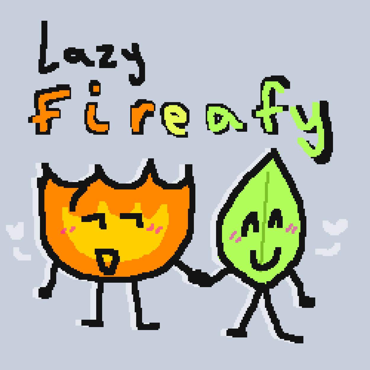 Pixilart - lazy fireafy art by MidnightMyst