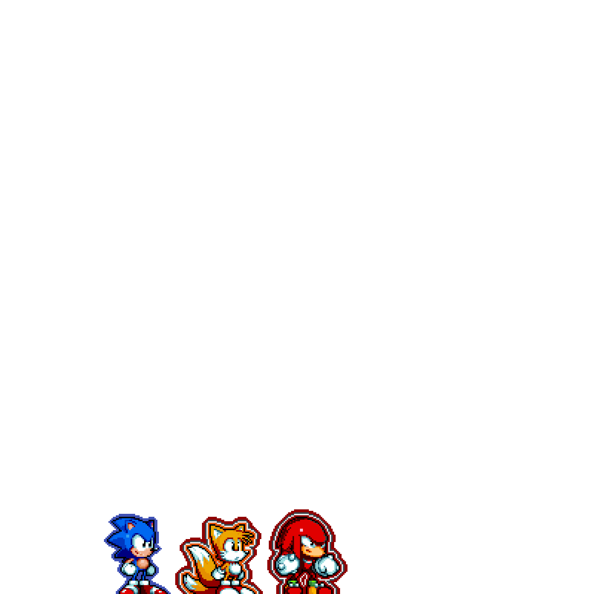 Pixilart - Sonic team by Bfdi-ep-maker